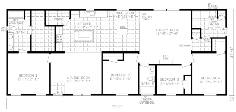 The McKinley Modular 184005M Modular Home from Friendship Homes, a ...