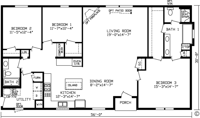Cobalt 146059 Modular Home from Fairmont Homes, a Cavco Company